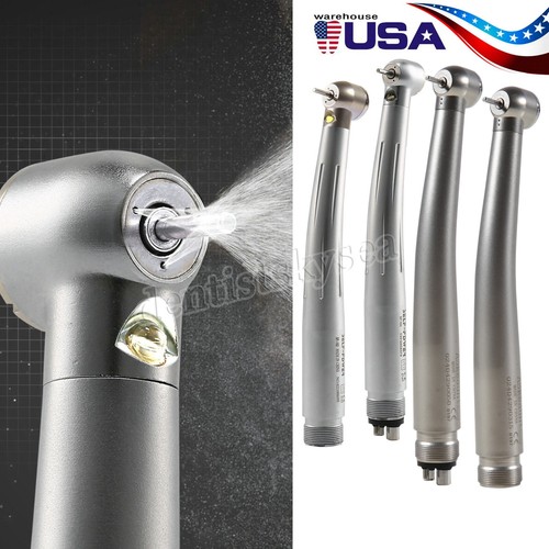 Dental Fiber Optic LED E-generator high speed handpiece Turbine 4HOLE ...