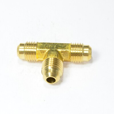 Natural Gas Tee T Propane Male Fitting 1/4 Flare Sae 45 degree 3 Way ...