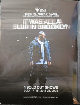 DRAKE ORIGINAL (UNFRAMED) 2023 magazine PROMO AD ~ 10 x 13 inches | eBay