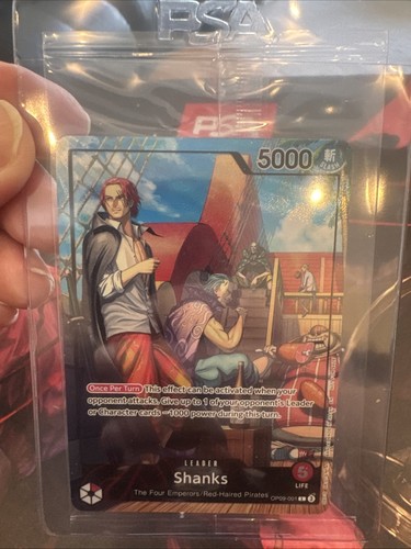 SHANKS One Piece TCG OP01-001 2025 Promo PSA Limited Edition IN HAND | eBay