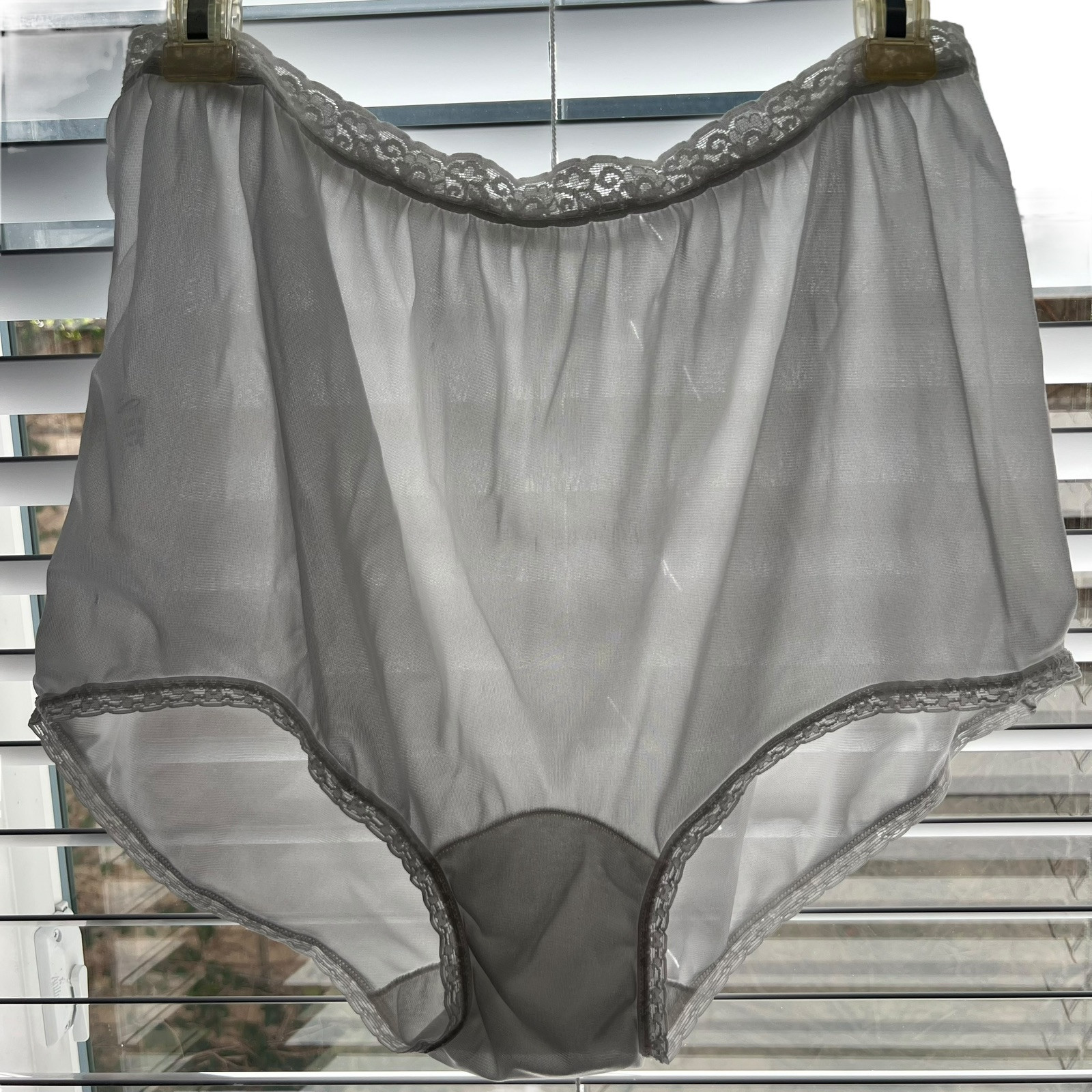 Vintage Carole Panties 11 Nylon Sheer Second Skin Sat… - Gem