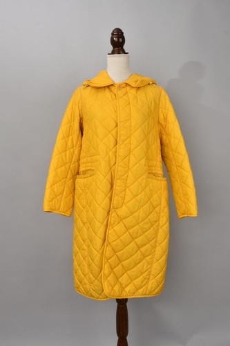 45r yellow quilted Jacket with Hood | eBay