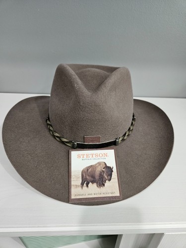 Stetson American Buffalo Collection 4X Drifter Wool Hat Size: 7 5/8 ...