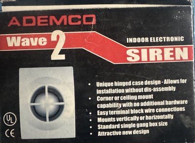 ADEMCO Wave 2 Siren 106db Electronic Siren - Many Available - SAME DAY ...