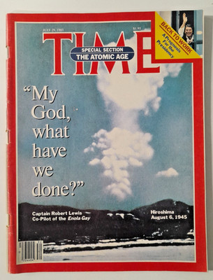 TIME Magazine, Hiroshima, The Atomic Age Section, July 29, 1985 | eBay