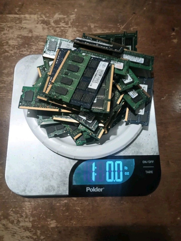 LOT 5Pounds Scrap Memory LAPTOP RAM for Computer Scrap Gold Recovery | eBay