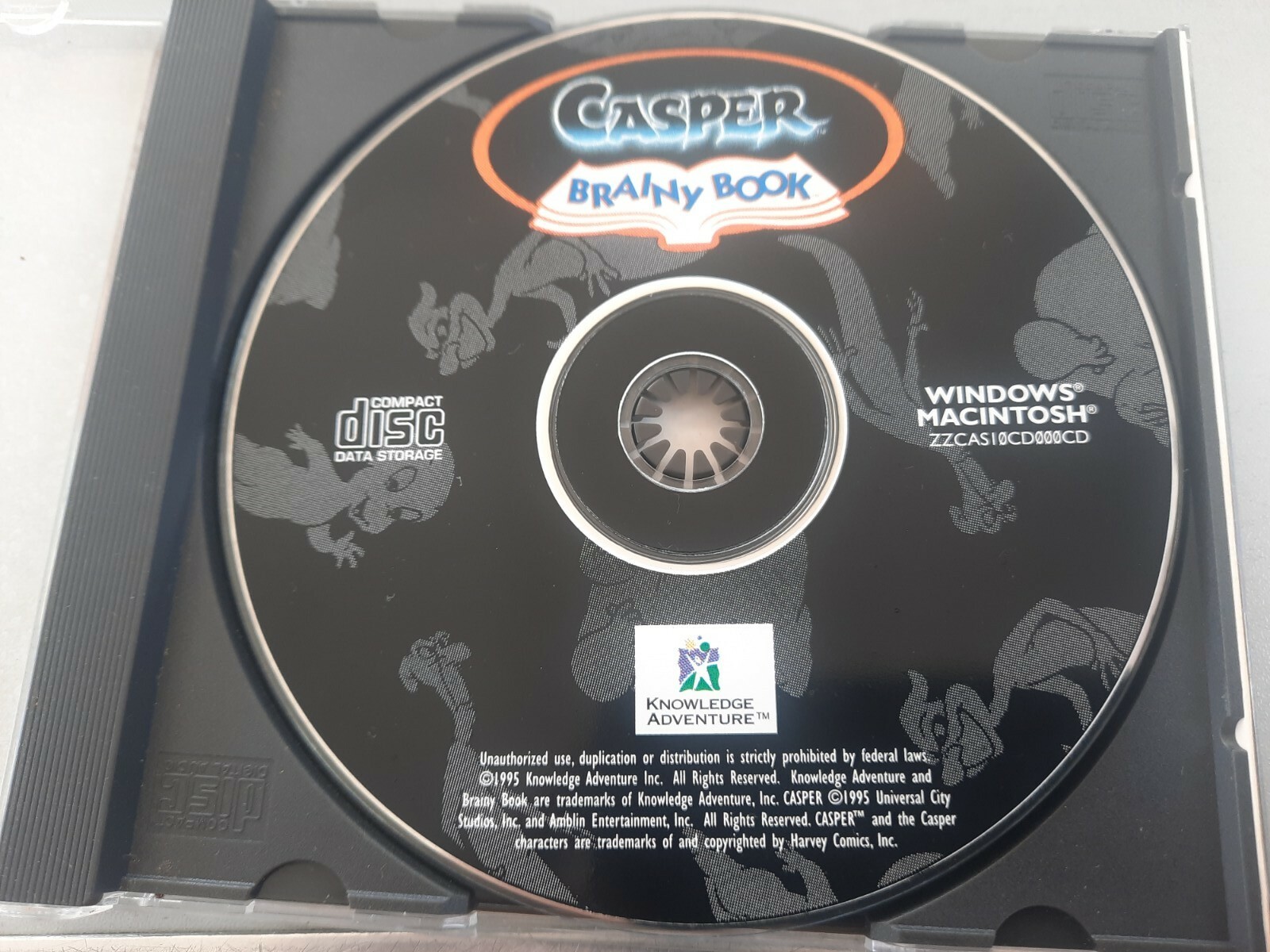 Casper Brainy Book 1995 CD Rom | eBay