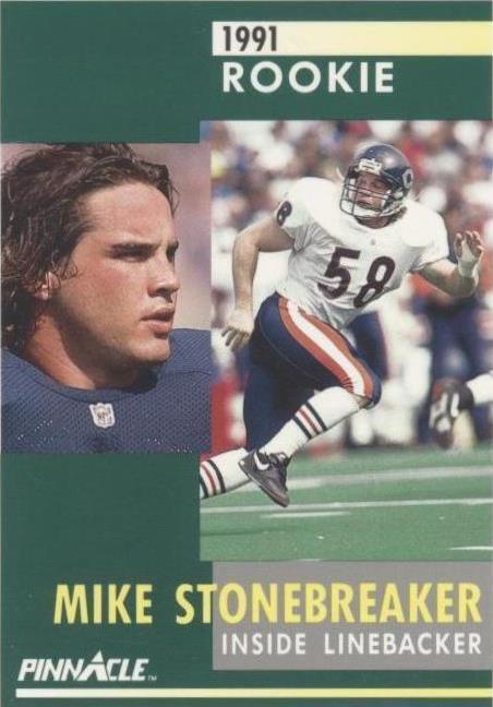 1991 Pinnacle - Mike Stonebreaker #316 (RC) for sale online | eBay
