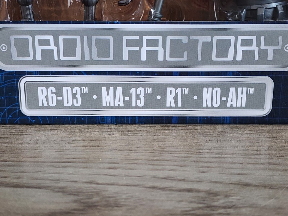 Disney Parks Star Wars Droid Factory Mandalorian 4 Pack R6-D3, MA-13 ...