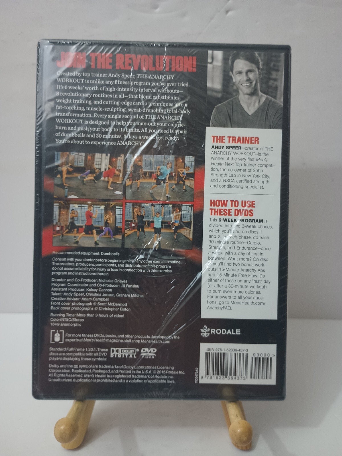 The Anarchy Workout DVD Created by Men's Health Andy Speer 3 Disc Set ...