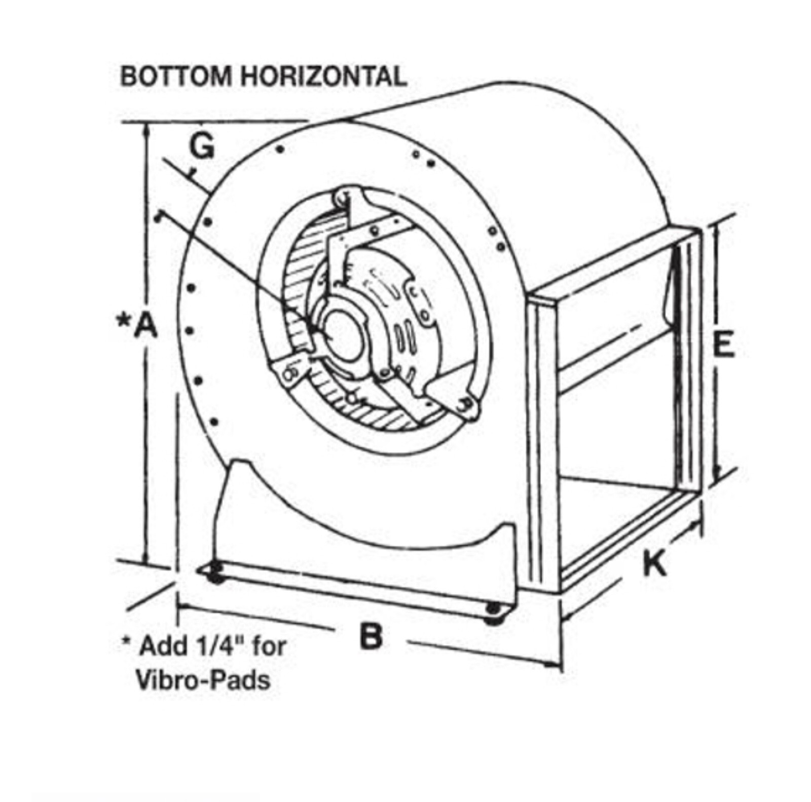 NEW LAU DD10-8A Direct Drive Blower Assembly; 1/2”Bore, 10-1/2” x 11-1/ ...