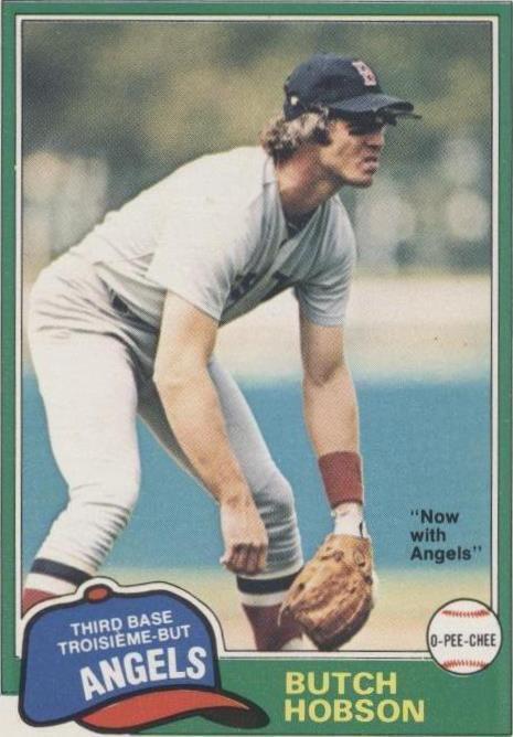1981 O-Pee-Chee - Butch Hobson #7 White Back for sale online | eBay
