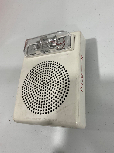 Wheelock Fire Alarm Device E50-24MCW White Without Box Used | eBay
