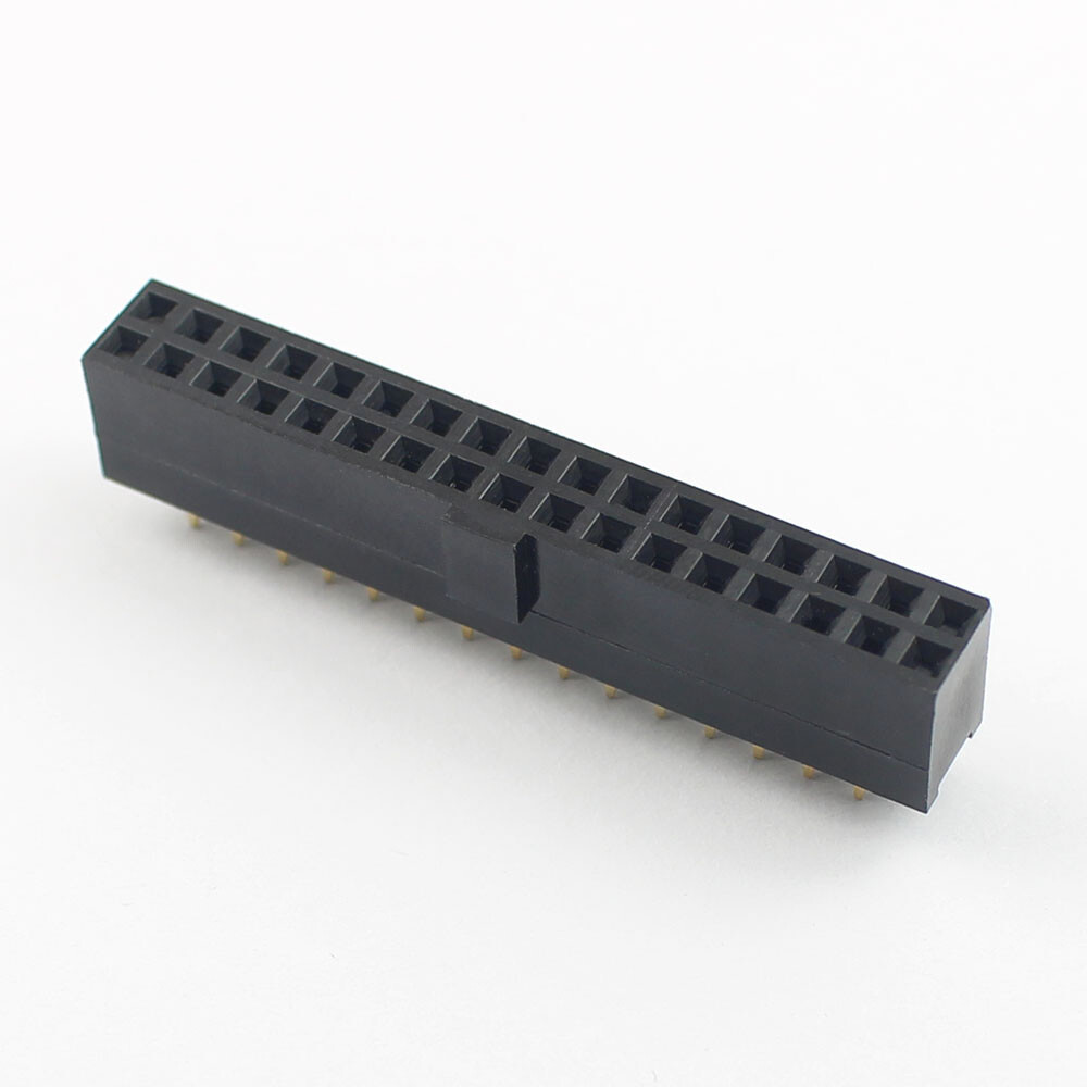 10Pcs 2.54mm 2x15 30 Pin Female Header Strip Connector Polarizing Key ...