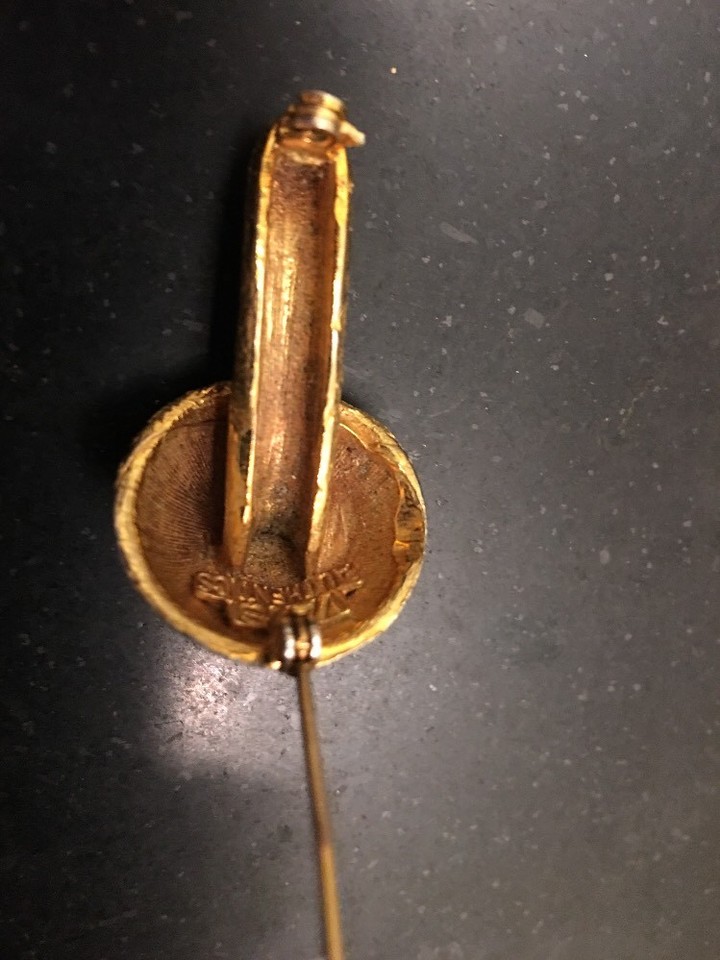 Vans Authentics Mushroom Gold En Brooch Pin 1.5" | eBay