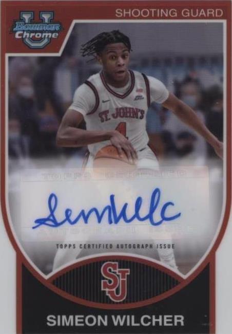 2023-24 Bowman University Chrome - 2007-08 Bowman Autographs Simeon ...