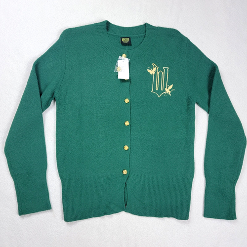 Wicked Cardigan Sweater Women's Size Large Green Crewneck Target Paul ...