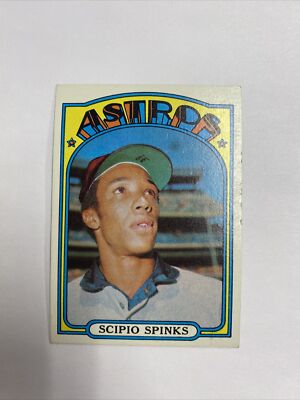 1972 Topps Baseball Scipio Spinks Houston Astros Card #202 | eBay