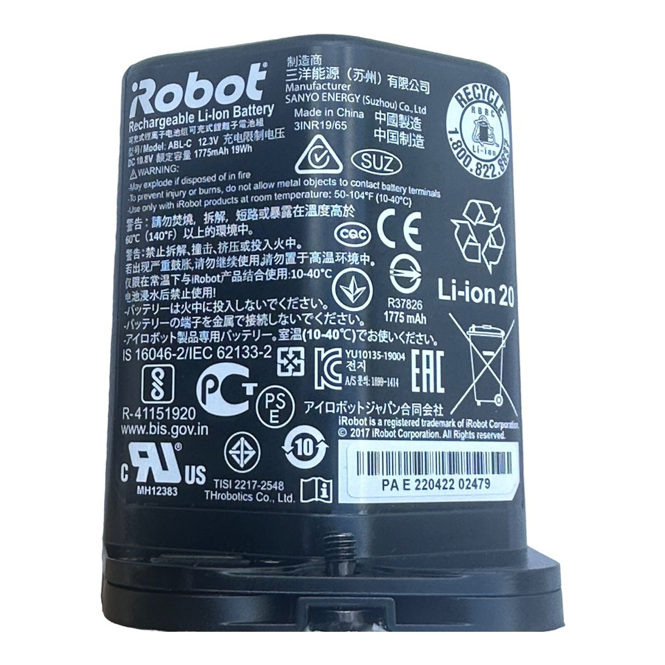 Genuine OEM ABL-C Battery For iRobot Braava Jet M6 (6110) M611020 ...