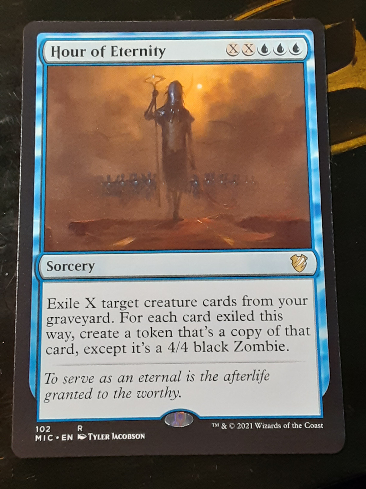 Hour of Eternity , Commander Innistrad Midnight Hunt ,NM ,MTG,FREE ...