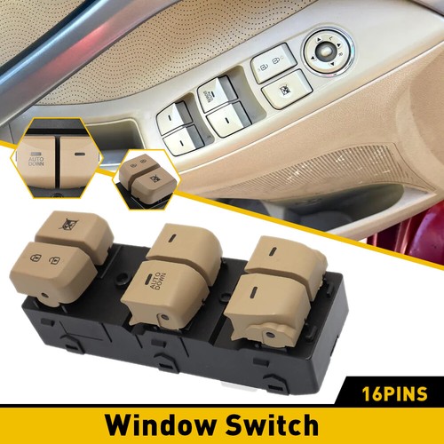 Beige Master Door Window Power Switch 93570-3X000 For Hyundai Elantra ...