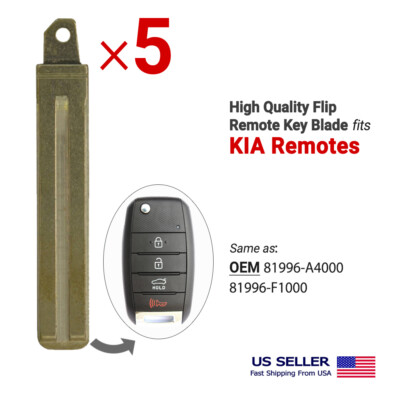 5X Flip Remote Key Blade Replacement For KIA Optima 81996-A4000 | eBay