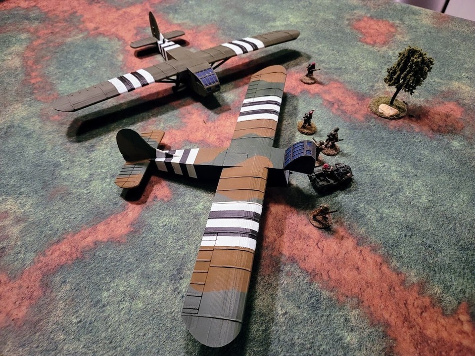 15mm/ 1:100th scale Bolt Action FDM WW2 USA/UK Waco Glider | eBay
