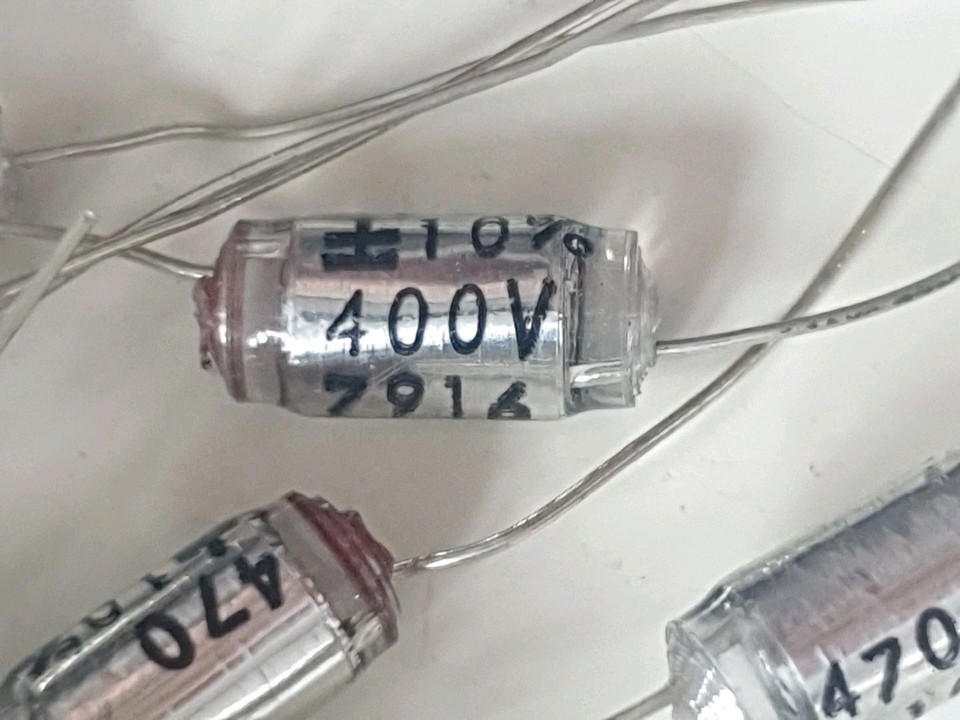 JOBLOT 40 x SUFLEX 470pF 400v 10% POLYSTYRENE CAPACITOR (EY-211) | eBay UK