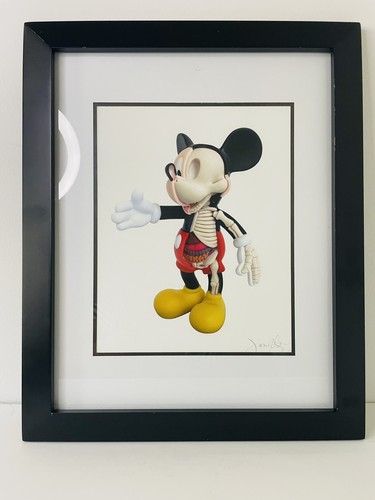 JASON FREENY - DISSECTED MICKEY MOUSE ART -SIGNED & STAMPED FRAME | eBay