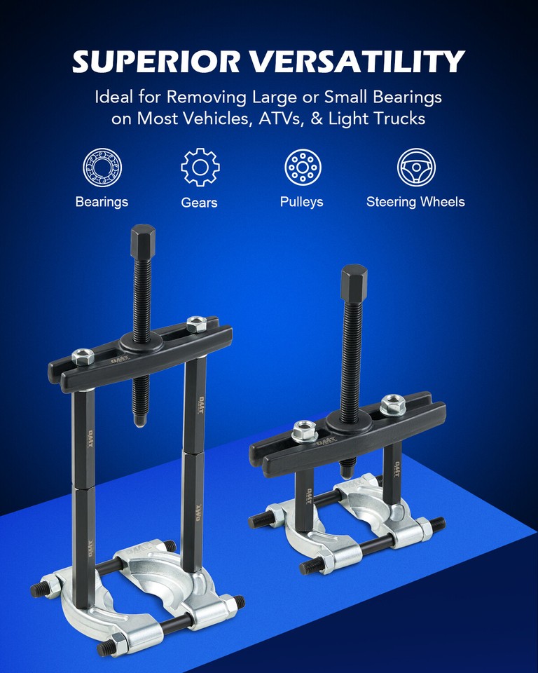 14Pcs Bearing Separator Puller Set 2" & 3" Splitters Bearing Remover ...