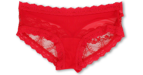 Hanky Panky Red Peep Show Cheeky Hipster Women's Underwear Size M ...