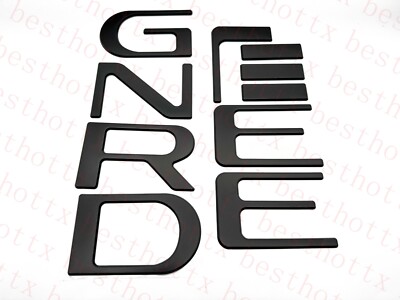 Tailgate raised letters fits HONDA RIDGELINE 2024 2025 Matte Black | eBay