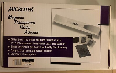 Microtek Transparent Media Adapter/New in the box | eBay
