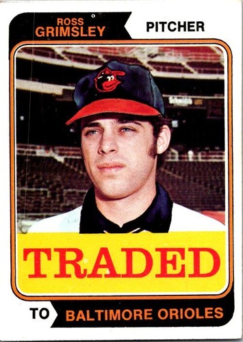 1974 Topps #59T Ross Grimsley Traded baseball card 5yyy | eBay