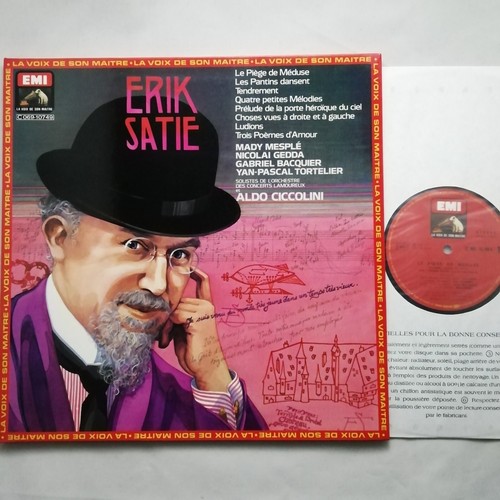 EMI LP 2C 069-10749: Satie - Le Piège de Méduse etc. / Mesplé ...