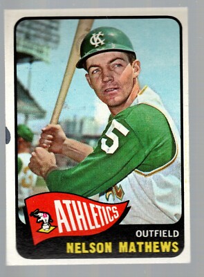 1965 Topps #87 Nelson Mathews Excellent | eBay