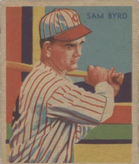 1934-36 National Chicle Diamond Stars - R327 Sammy Byrd #84 Issued in ...