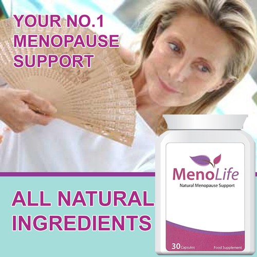 MENOLIFE Menopause Pills Get RID OF HOT FLUSHES-MOOD CHANGES ...