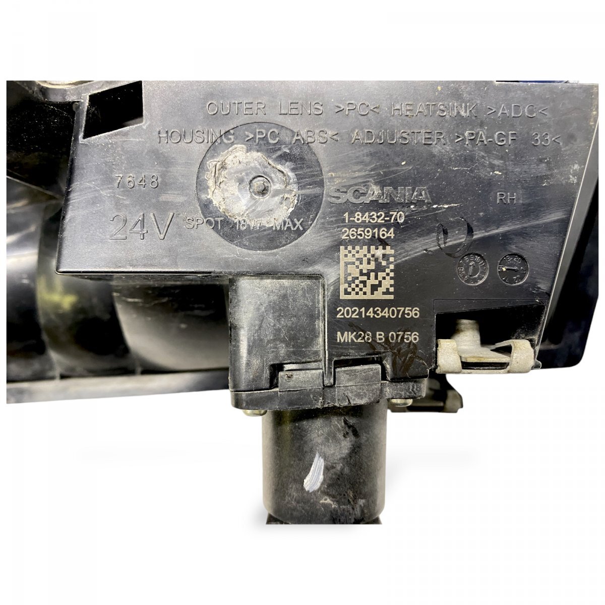 2659164 2552712 Spotlight Radiator Grille Right For SCANIA L P G R S ...