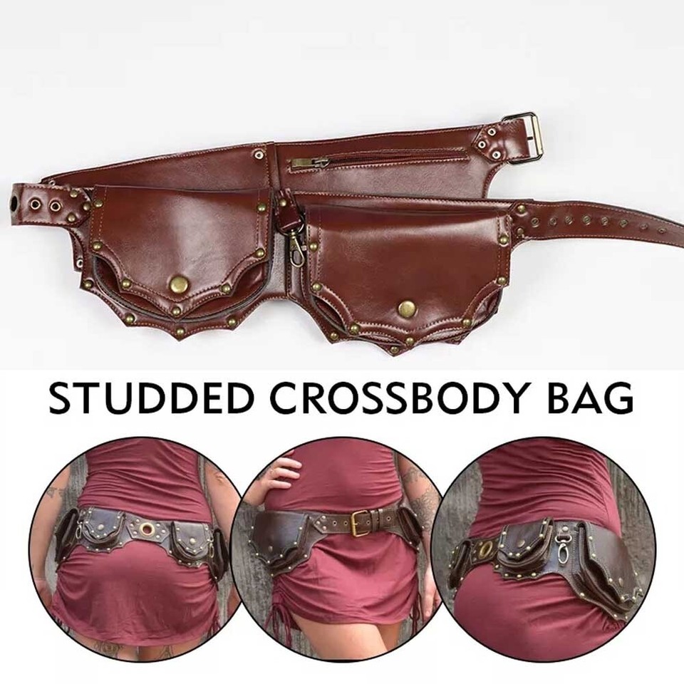 Steampunk Waist Bag Knight Leg Hip Packs Purse Victorian Punk Rock ...