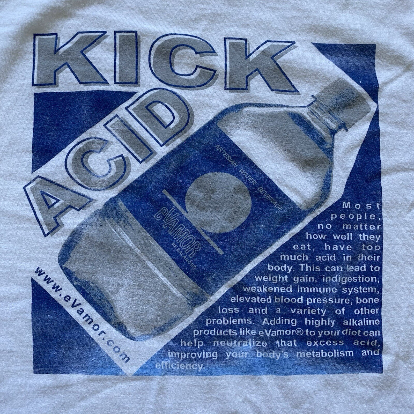 Vintage Y2K Evamor Artesian Bottled Water Drink Promo… - Gem