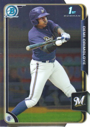 2015 Bowman Chrome Draft Baseball #5 Demi Orimoloye | eBay