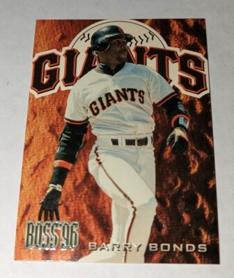 1996 Circa Boss # 49 BARRY BONDS Insert Card SAN FRANCISCO GIANTS ...