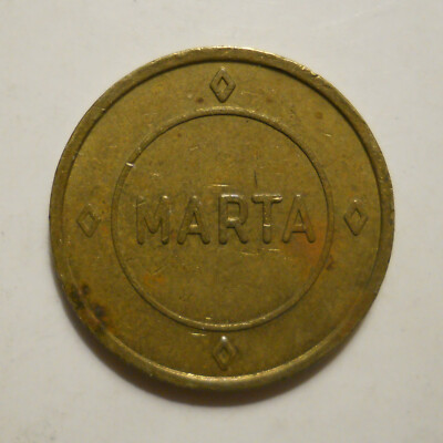 MARTA (Atlanta, Georgia) transit token - GA60AD | eBay