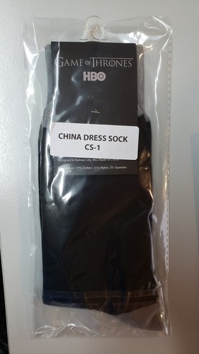 NEW Game of Thrones Winter is Coming Custom Socks Dress Sock HBO Black ...