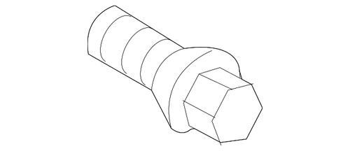 Genuine Audi Wheel Bolt WHT-002-438 | eBay