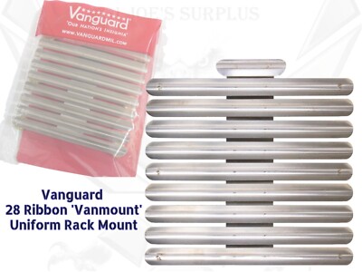 New Military Vanguard 28 Slot Full Size Ribbon Mounting Bar Rack Holder ...