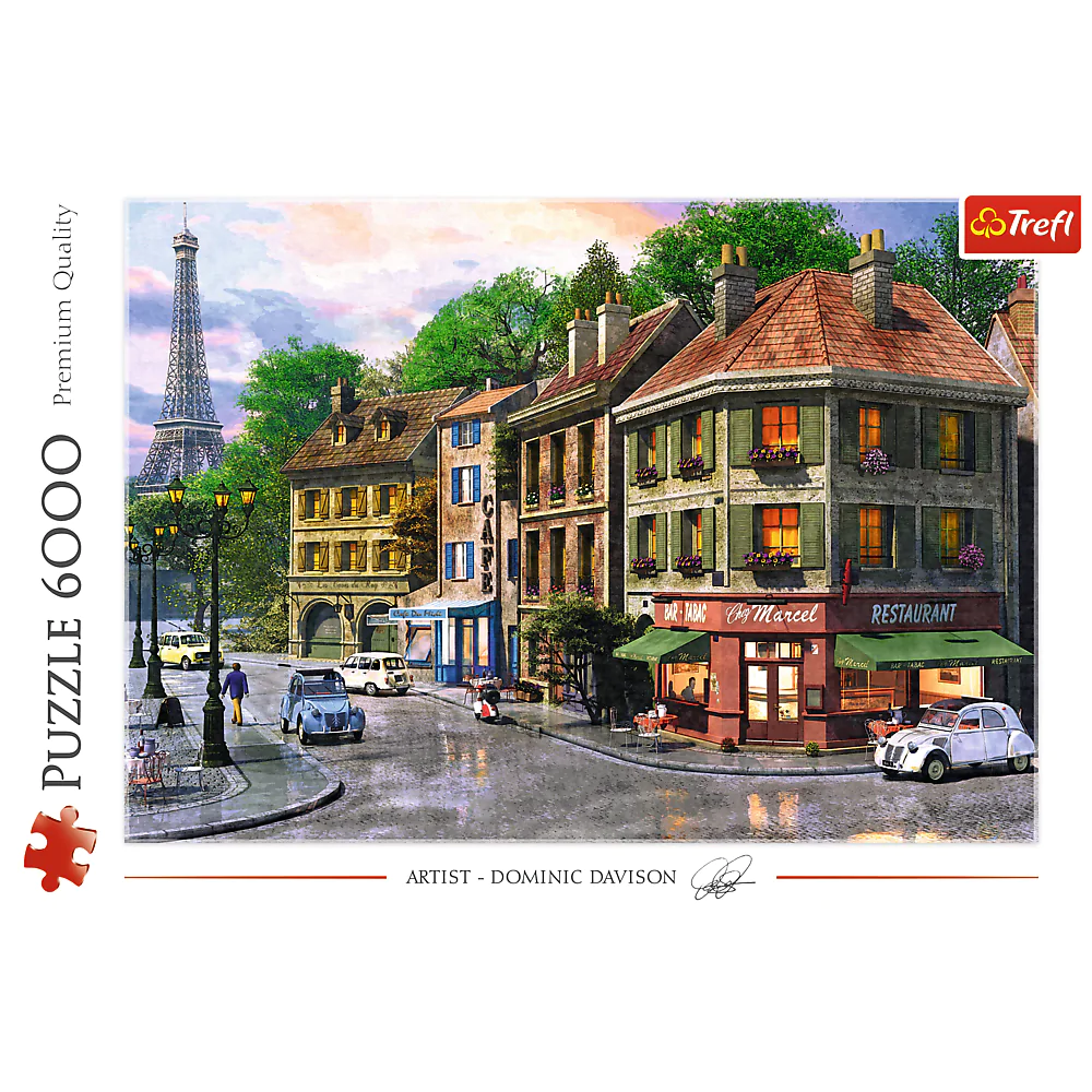 Trefl Red 6000 Piece Puzzle - Street of Paris / MGL | eBay