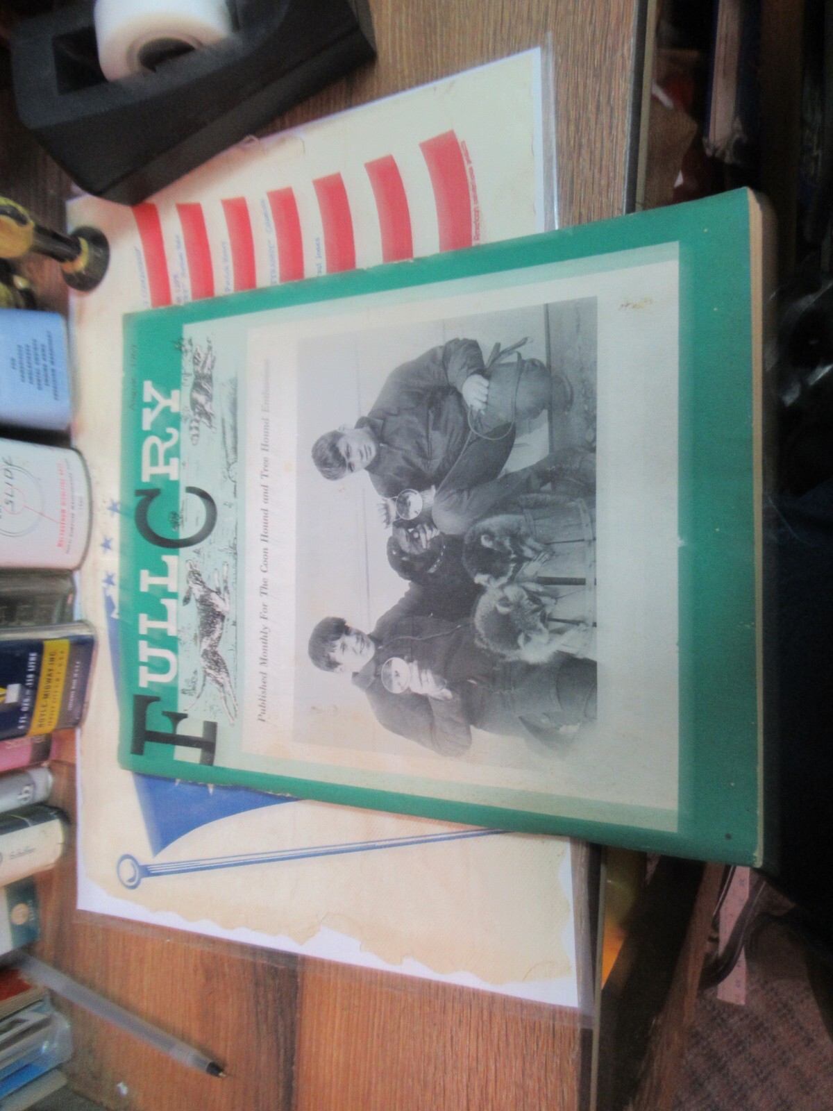 Full Cry Magazine AUGUST 1969 RACOON HOUND HUNTING VOL 30 No 7 RACOON ...