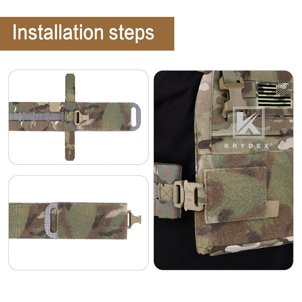 KRYDEX Quick Release Metal Buckle Cummerbund Adapters For AVS FCPC ...